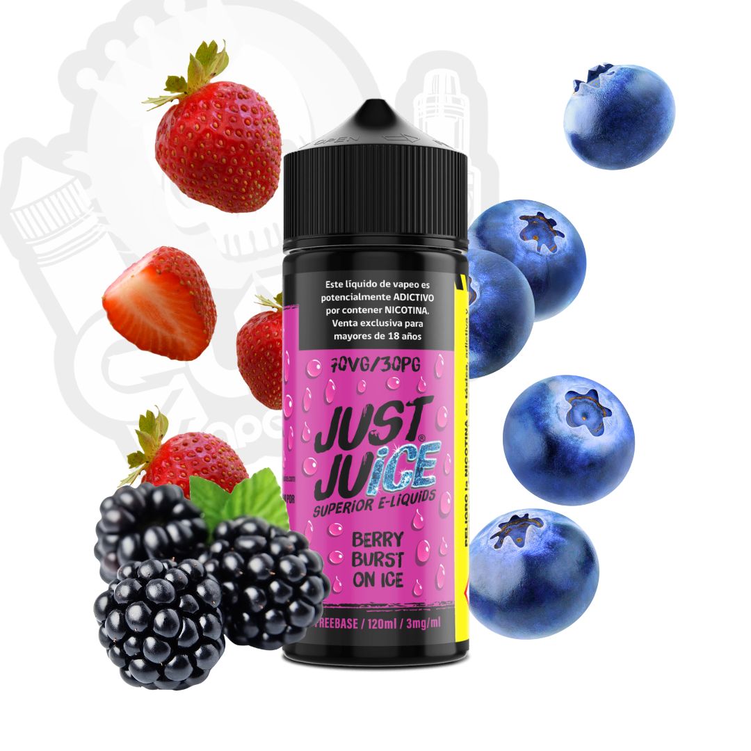 Just Juice - Berry Burst On Ice 120ml 3mg - Elixir Vaper Shop y ...