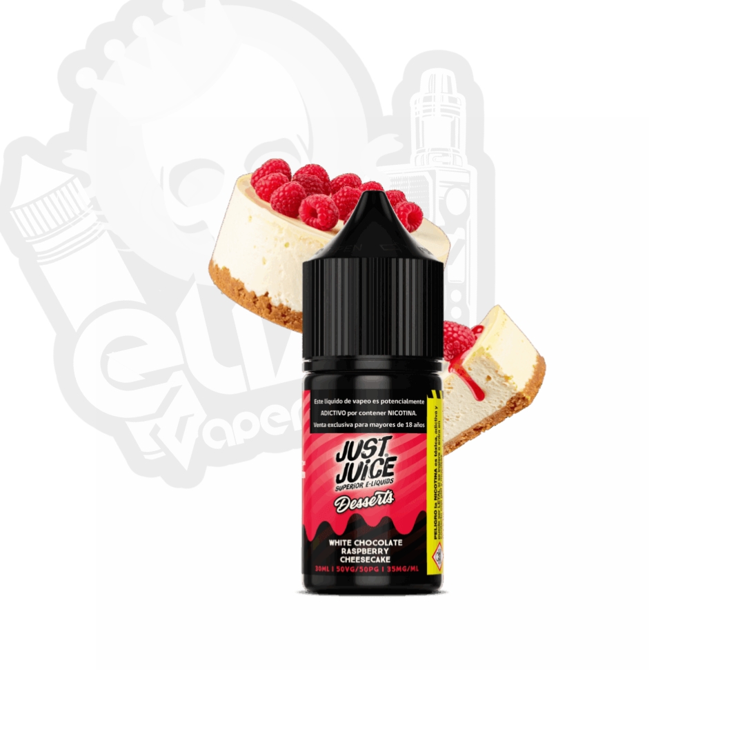 Just Juice - Salt White Chocolate Raspberry Cheesecake 30ml 35mg ...